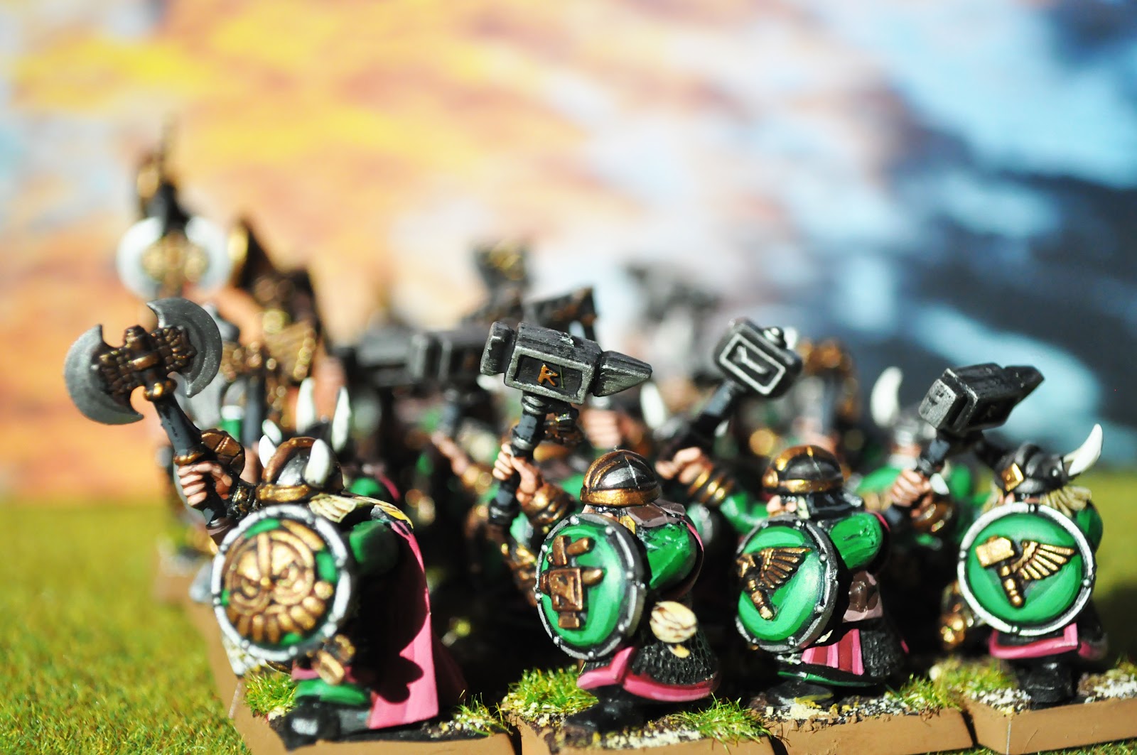 Toy Construct: Dwarf Warriors
