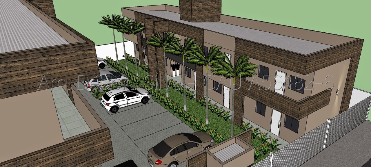 Débora Silva - Arquitetura e Interiores: Projeto Multifamiliar - Kitnet