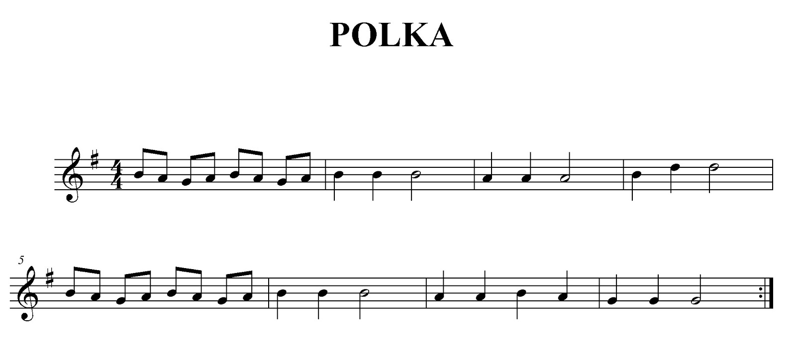 RECURSOS MUSICALES Y EXPERIENCIAS EN EL AULA: Polka para flauta dulce