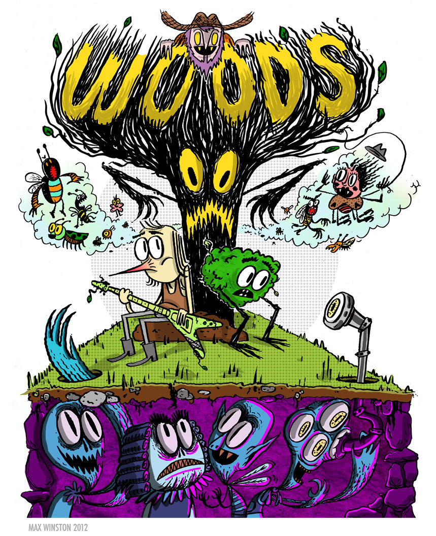 Max Winston's Art and Such: The Woods - Development Art