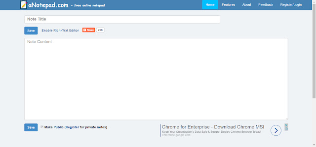 Top 5 websites for online Notepad | NET-WORM