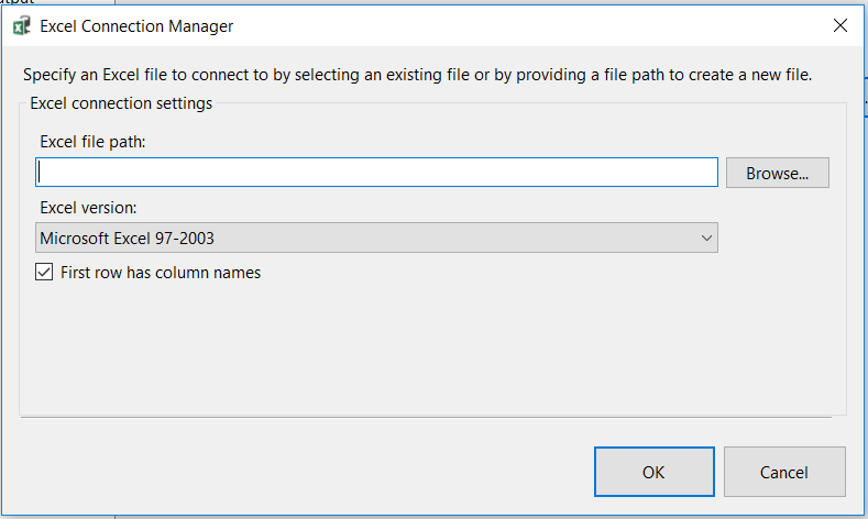 How to Export data from Excel to SQL Database using SSIS Package