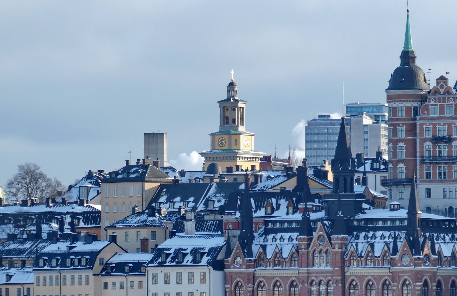 Björnidets blogg: 18 bilder från en vacker vinterdag i Stockholm