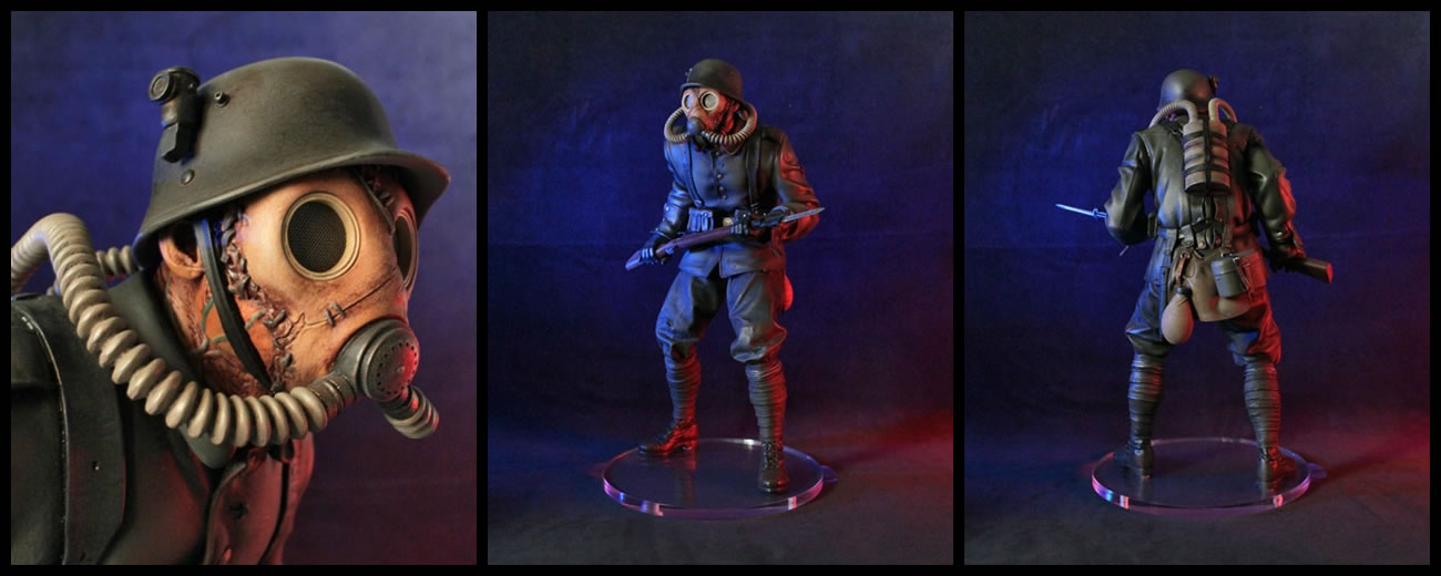 GENTLE GIANT : Sucker Punch Colossal Samurai with minigun statue