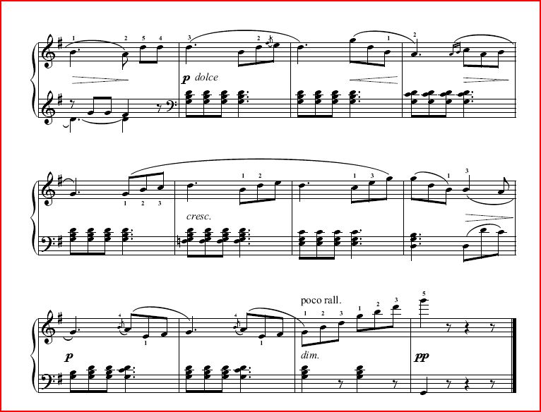 Aprender piano y guitarra: Partituras