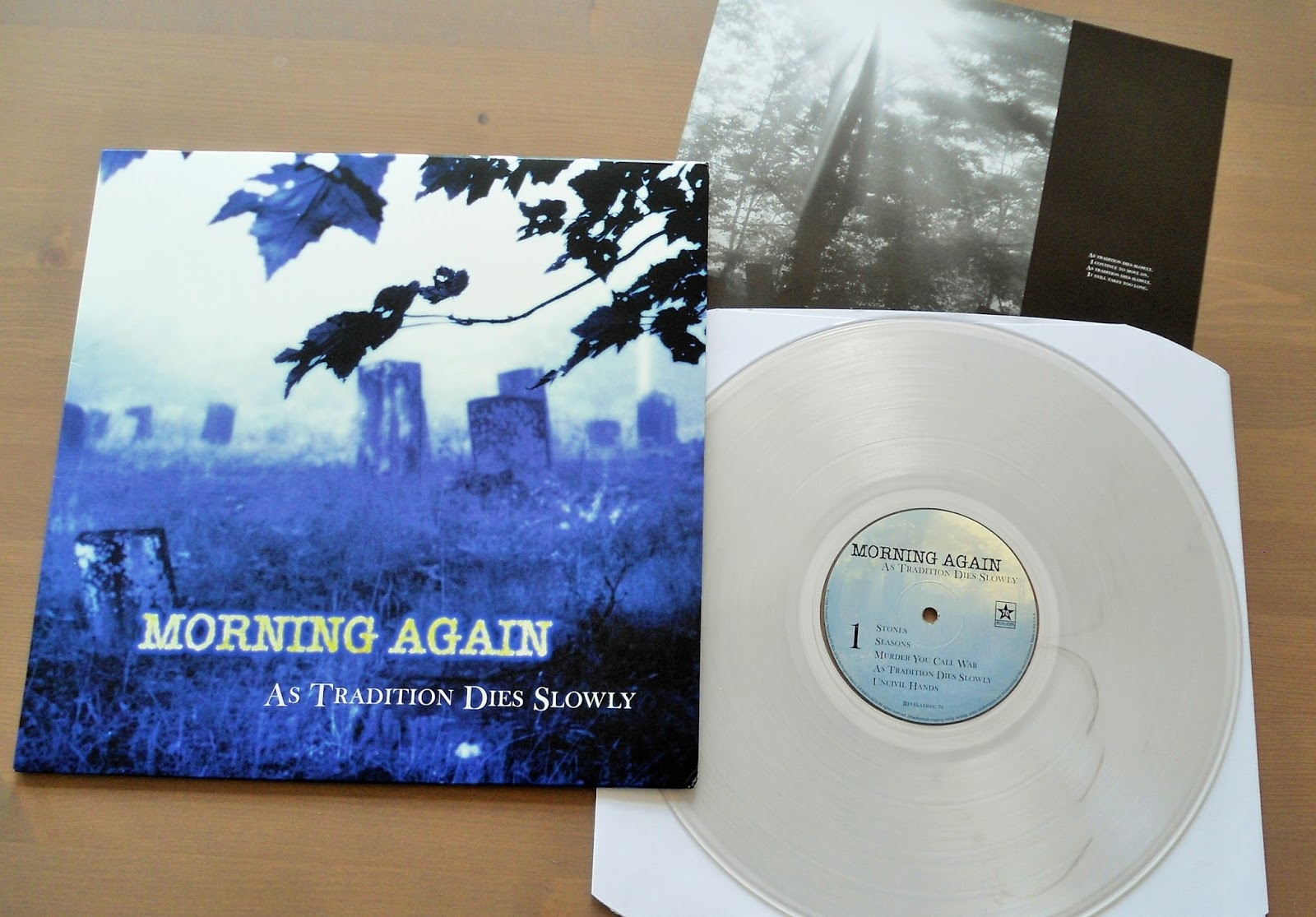 hardcore/metal vinyl: morning again - as tradition dies slowly