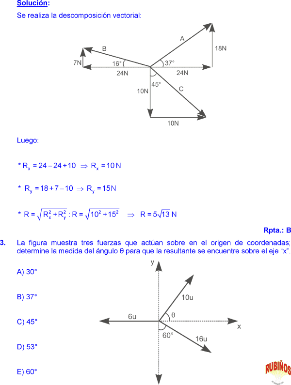 LOS VECTORES EN FÍSICA EJERCICIOS Y PROBLEMAS RESUELTOS EN PDF