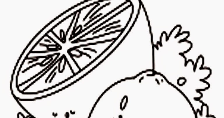 Mewarnai Gambar Buah Lemon Terbaru Untuk Belajar Anak Paud