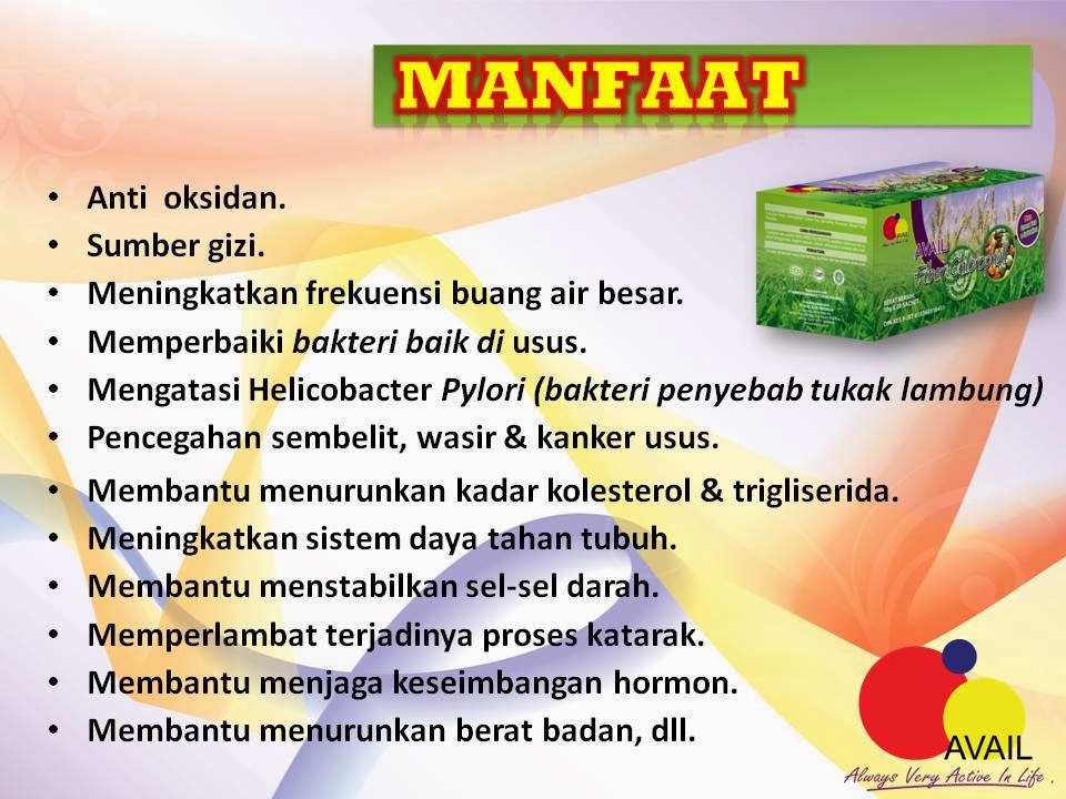 Healthy Lifestyle: Avail Chlorophyll