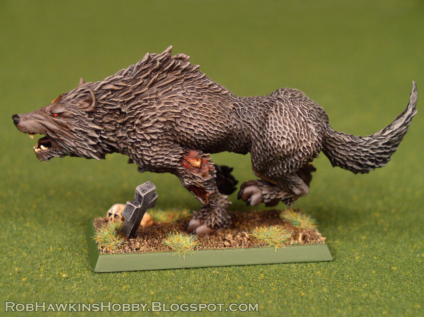 Rob Hawkins Hobby: Modeling and Painting: Dire Wolves, Part 2