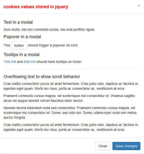 Super User Cookies Values Stored In Jquery