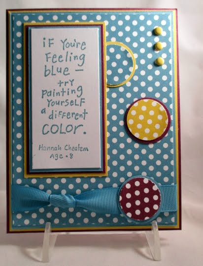 Barb's Inkin' in Retirement: If You're Feeling Blue