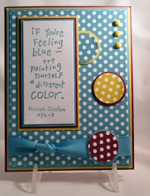 Barb's Inkin' in Retirement: If You're Feeling Blue