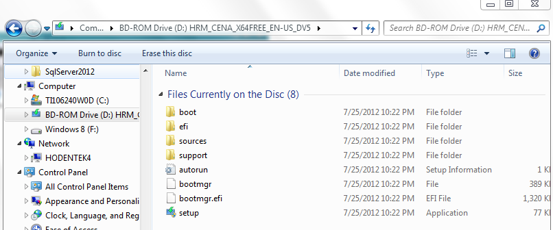 Hodentek: Installing Windows 8 RTM Enterprise Evaluation
