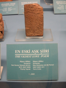 El poema de amor mas antiguo del mundo