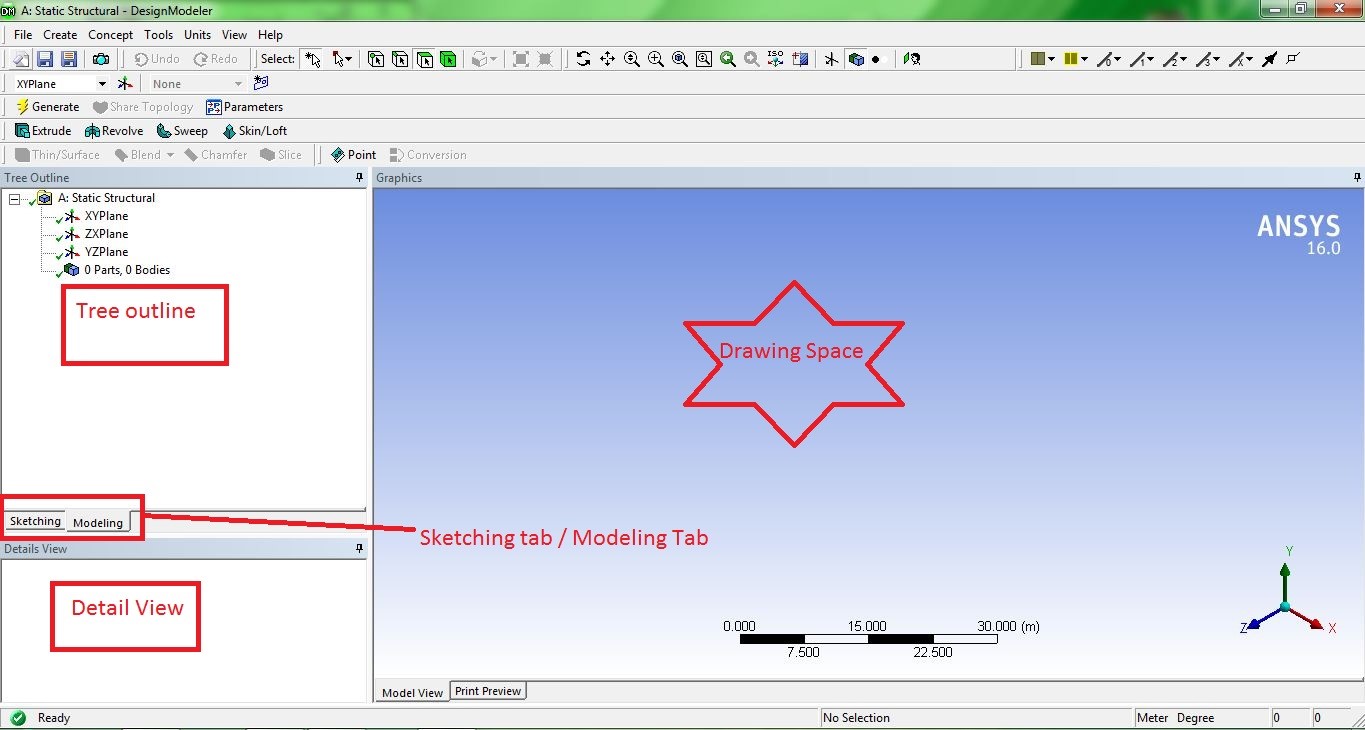 Capability and Application of ANSYS: Problem 1: anaysis using workbench ...