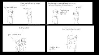 BlackWhite Comics: BWC Where the hell was Arland, BWC Jealousy , Devtan Art