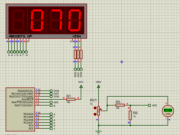 Digital Voltmeter Using PIC Micro-Controller - Embedded Laboratory