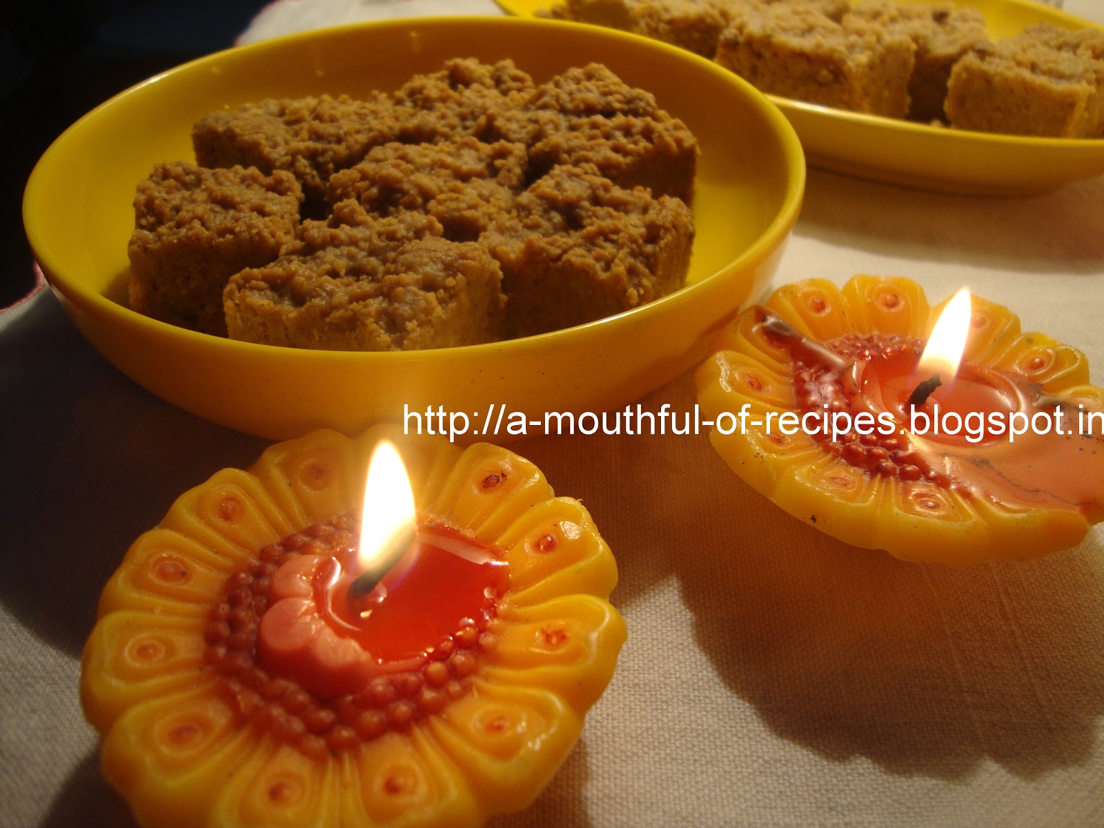 A Mouthful Of Recipes: Anjiri Barfi : Diwali Special