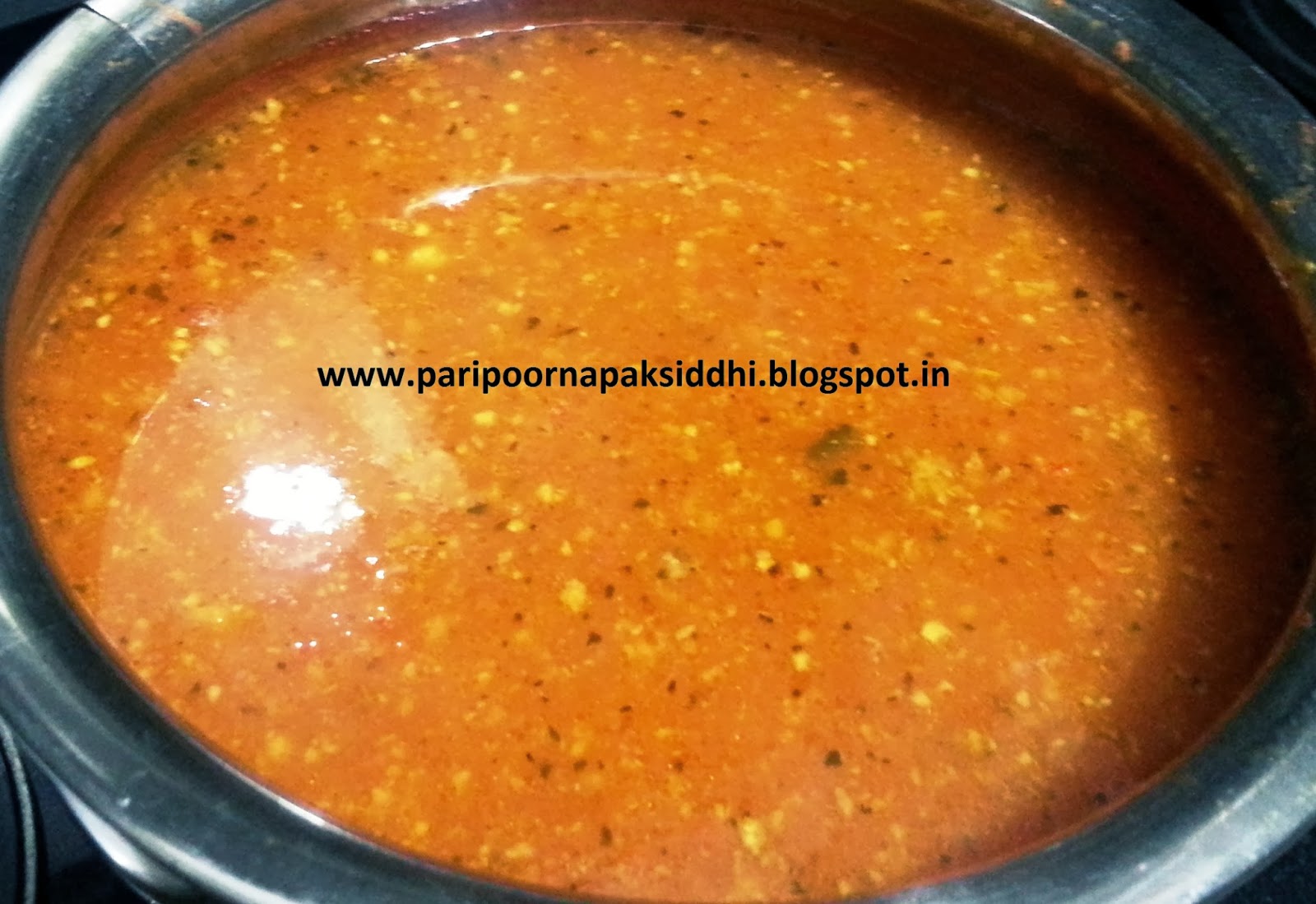 Paripoorna Paksiddhi : TOMATO CHE SAAR (टोमाटो चे सार)