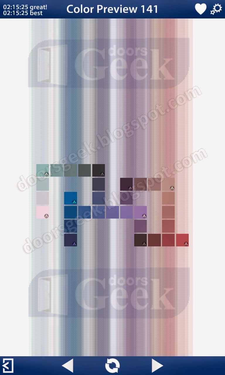 Bendoku [Color Preview] Level 141 ~ Doors Geek