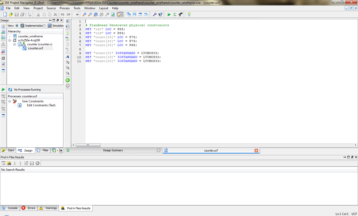 Embedded Engineering First Project With Wireframe Fpga Board Led Blinking Test Binary 0438