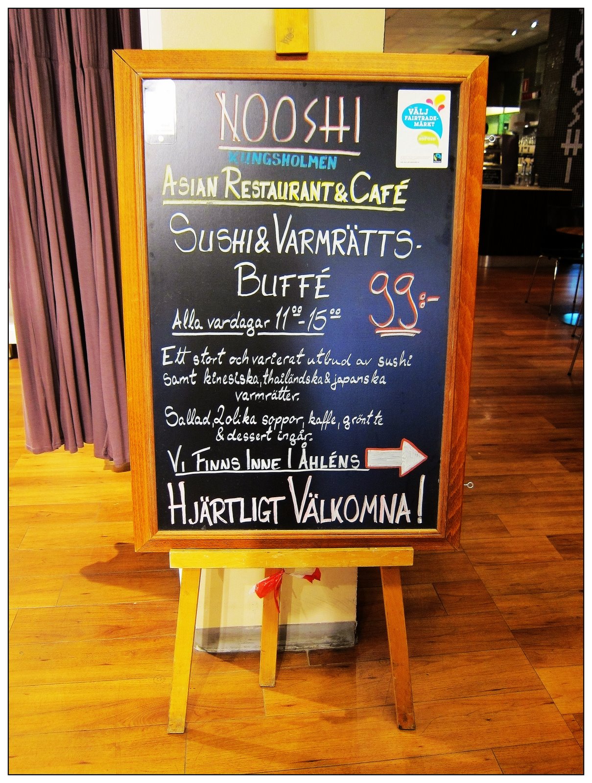 TEW - Travel Easy World: Nooshi Buffet