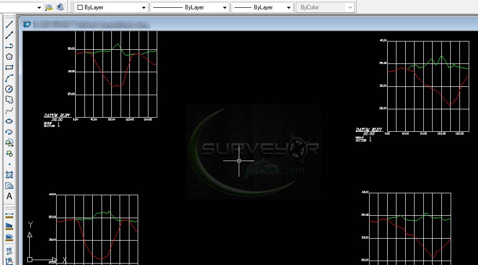 Cara membuat cross section dari 2 surface autocad LDD part 2 - SURVEYOR ...
