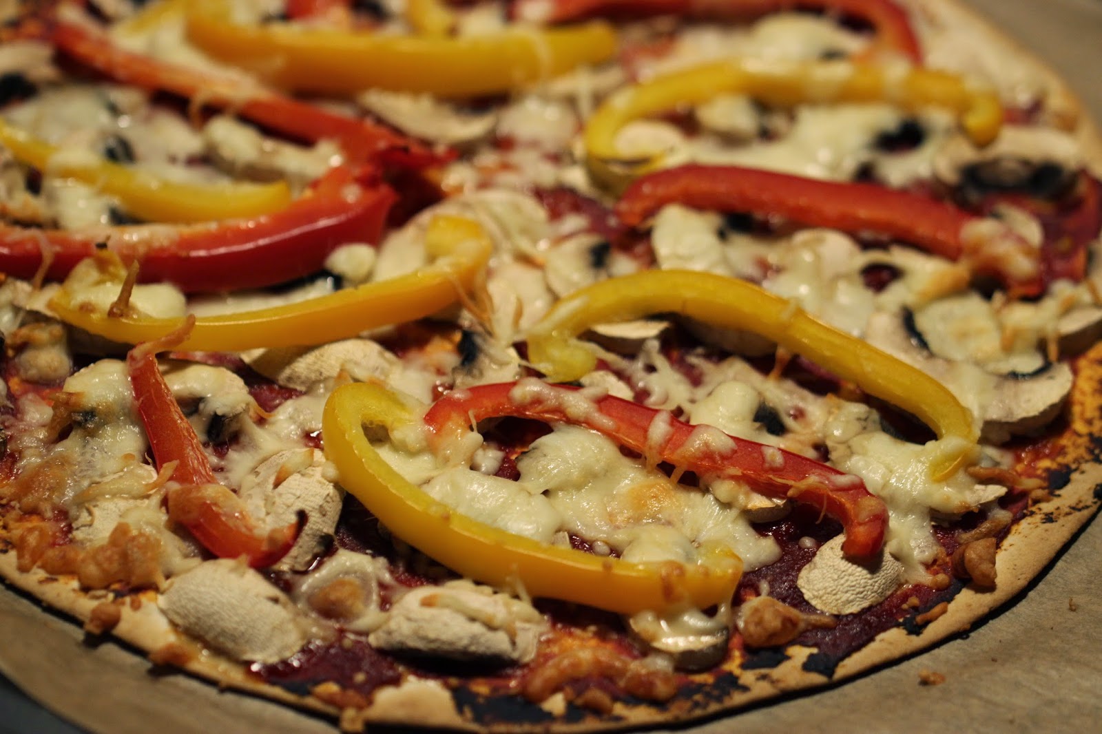 Leckereien aus der (Mini-)Küche: Wrap-Pizza vegetarisch