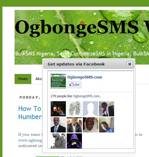 How To Add Facebook Pop Up Like Box To Blogger Blog Without Editing ...