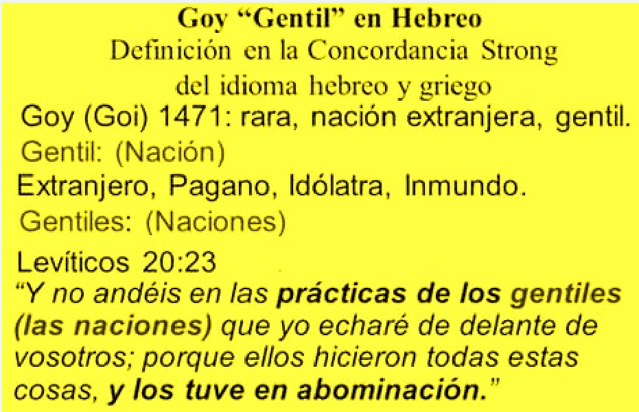YAHWEH ES NUESTRO ALFARERO, DEJATE MOLDEAR POR EL.: EL GENTIL SEGÚN LAS ...