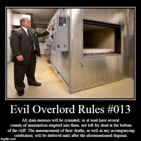 Scott M. Baker: Evil Overlord Rules, Part 1