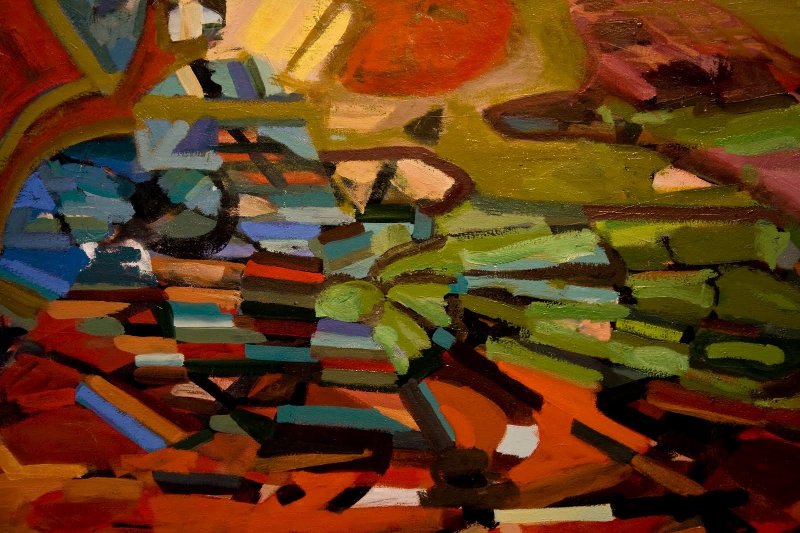 Shorttage: Video Villa new paintings by Barbara Grad at Kemper Crossroads