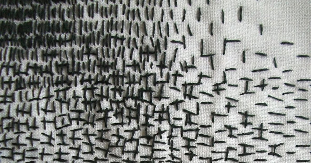 Julie B Booth: Hand Stitching: Texture