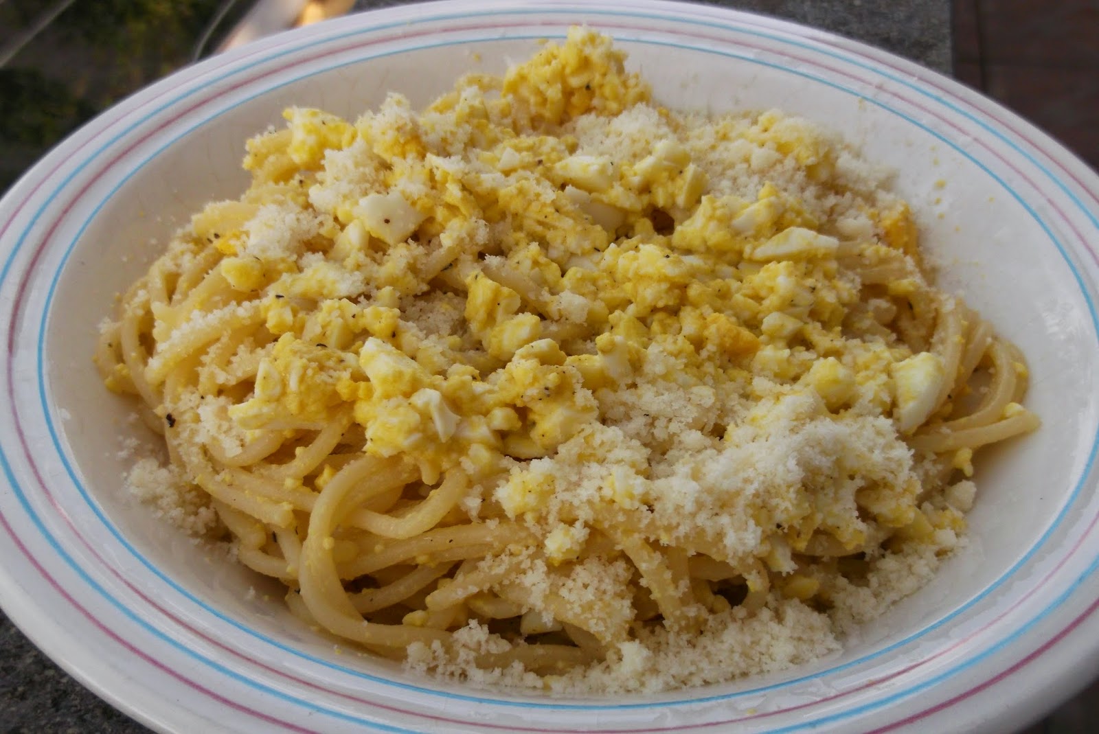 Spaghetti all'uovo (sodo) o mimosa da vadove ti porta il...gusto su ...