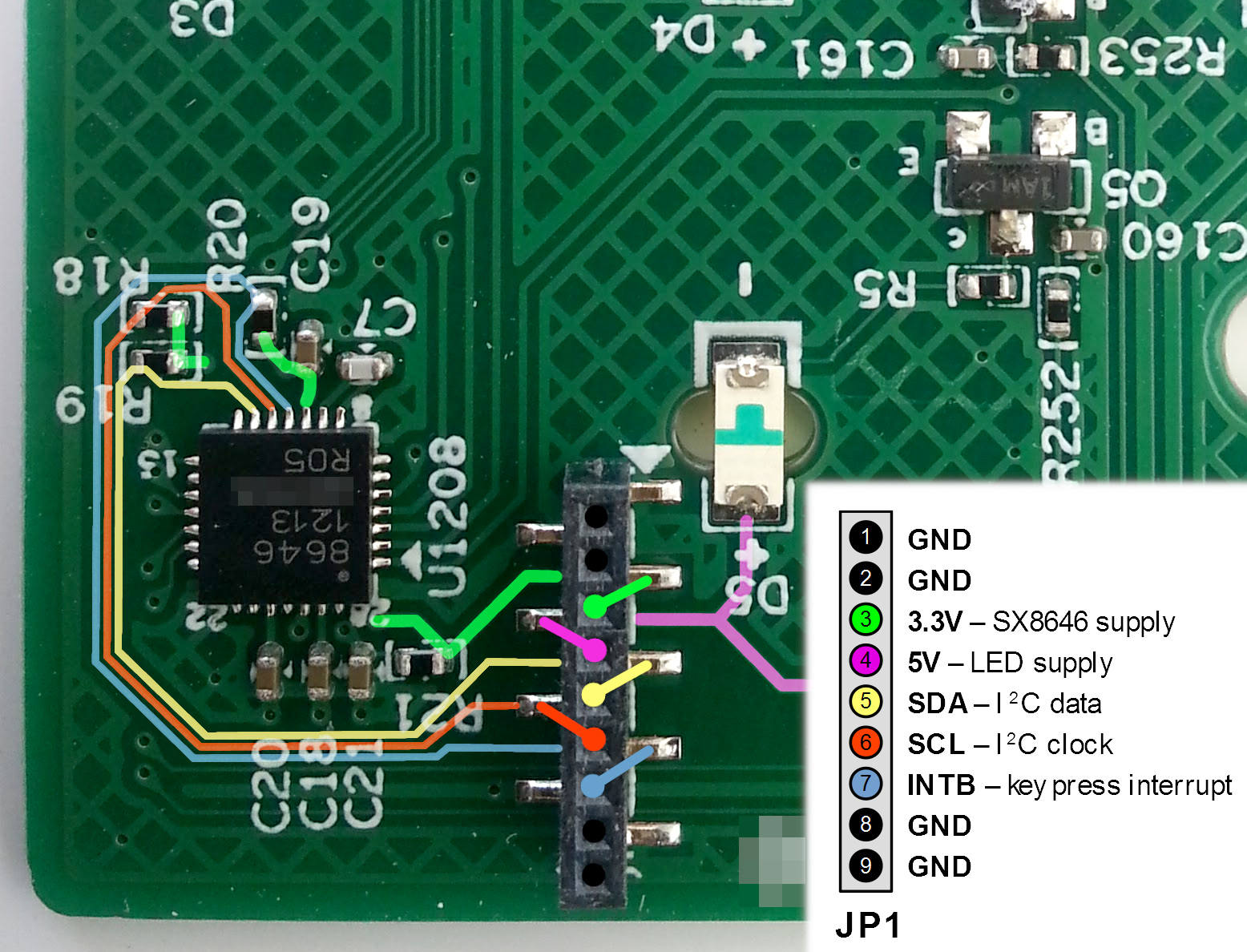 Arduino Library for SX8646 Capacitive Button Controller · One Transistor