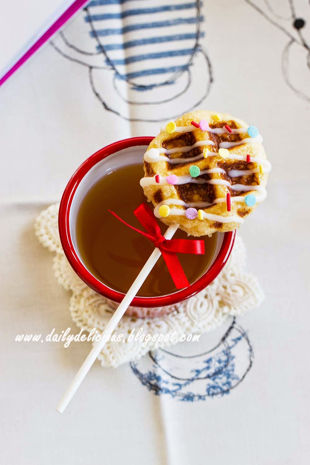 dailydelicious: Waffle Pops: Mini size treats