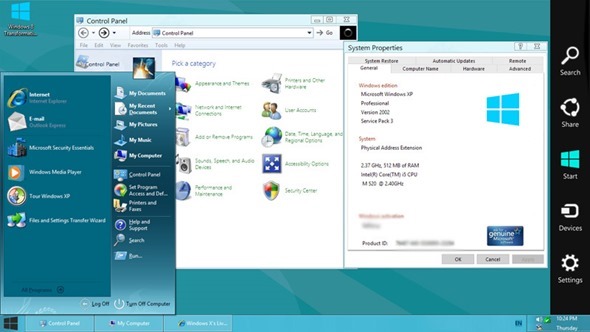 don`t be open: Transformation Pack Windows 8