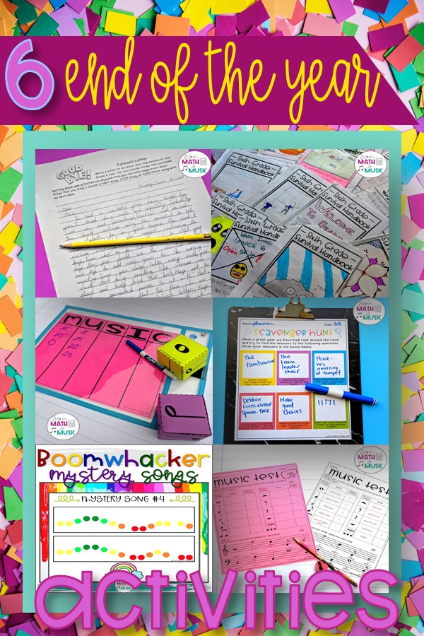 End of the Year Activity