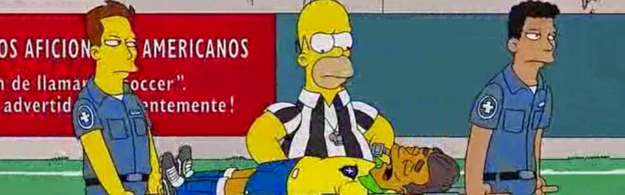 Episódio de Simpsons "previu" lesão de Neymar na Copa | Parnaíba em Nota