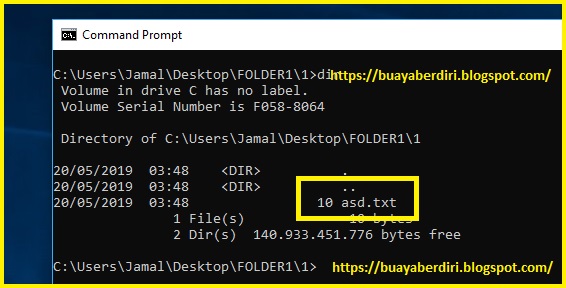 Perintah attrib CMD : Cara Menyembuyikan dan Menampilkan file ...