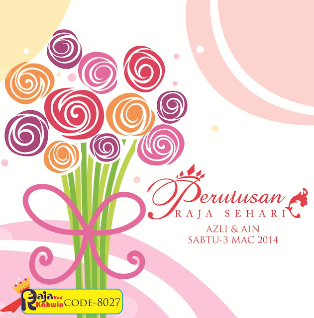 Kad Kahwin Utusan Sehari: DESIGN RAJA