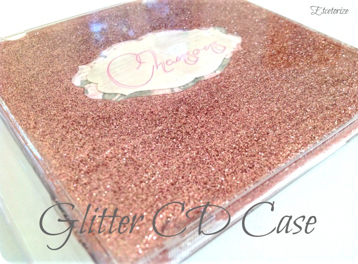 Etcetorize: Glitter CD Case