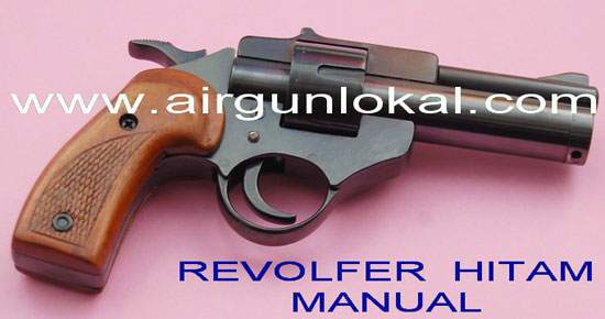Pistol Airgun: pistol airgun revolfer dan fn buatan lokal.
