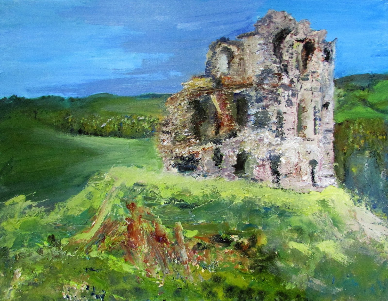 Isle of Wight Art Classes: Painting Castles and Forts Art Course ...