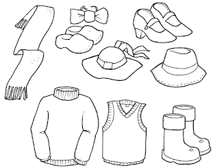 Recursos TICS para trabajar en infantil: Colorea prendas de ropa