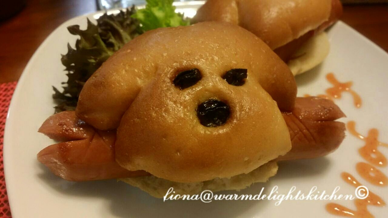 Warm Delights Kitchen: Homemade doggie bun