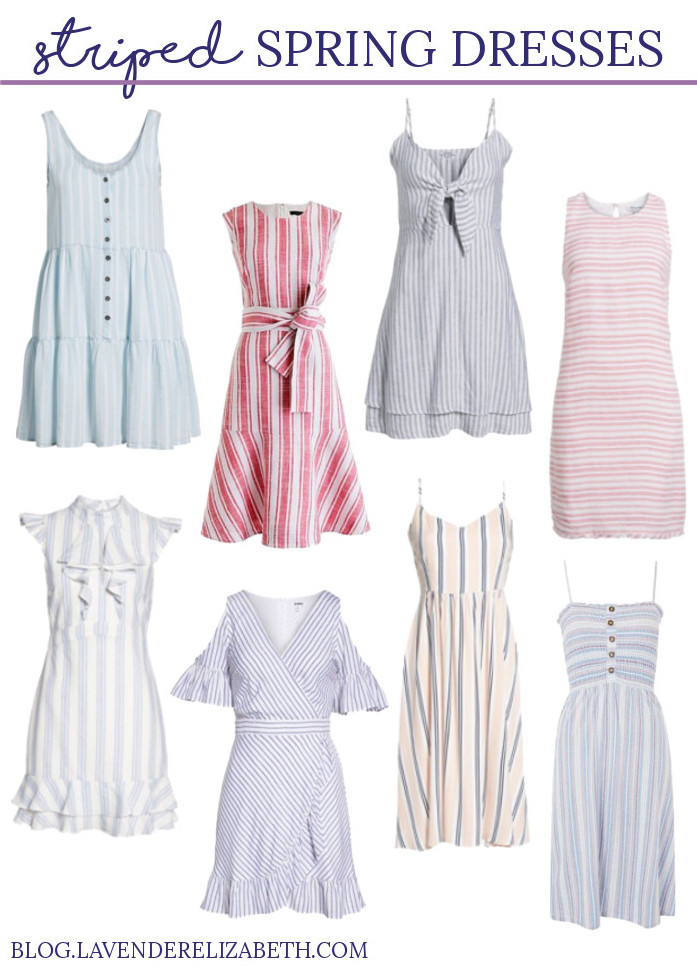 Fashion Finds // Striped Spring Dresses | Lavender Elizabeth