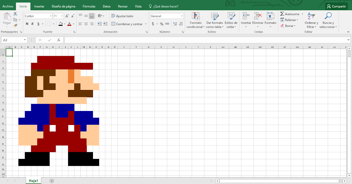 INFORMATICAII: DIBUJO EN EXCEL