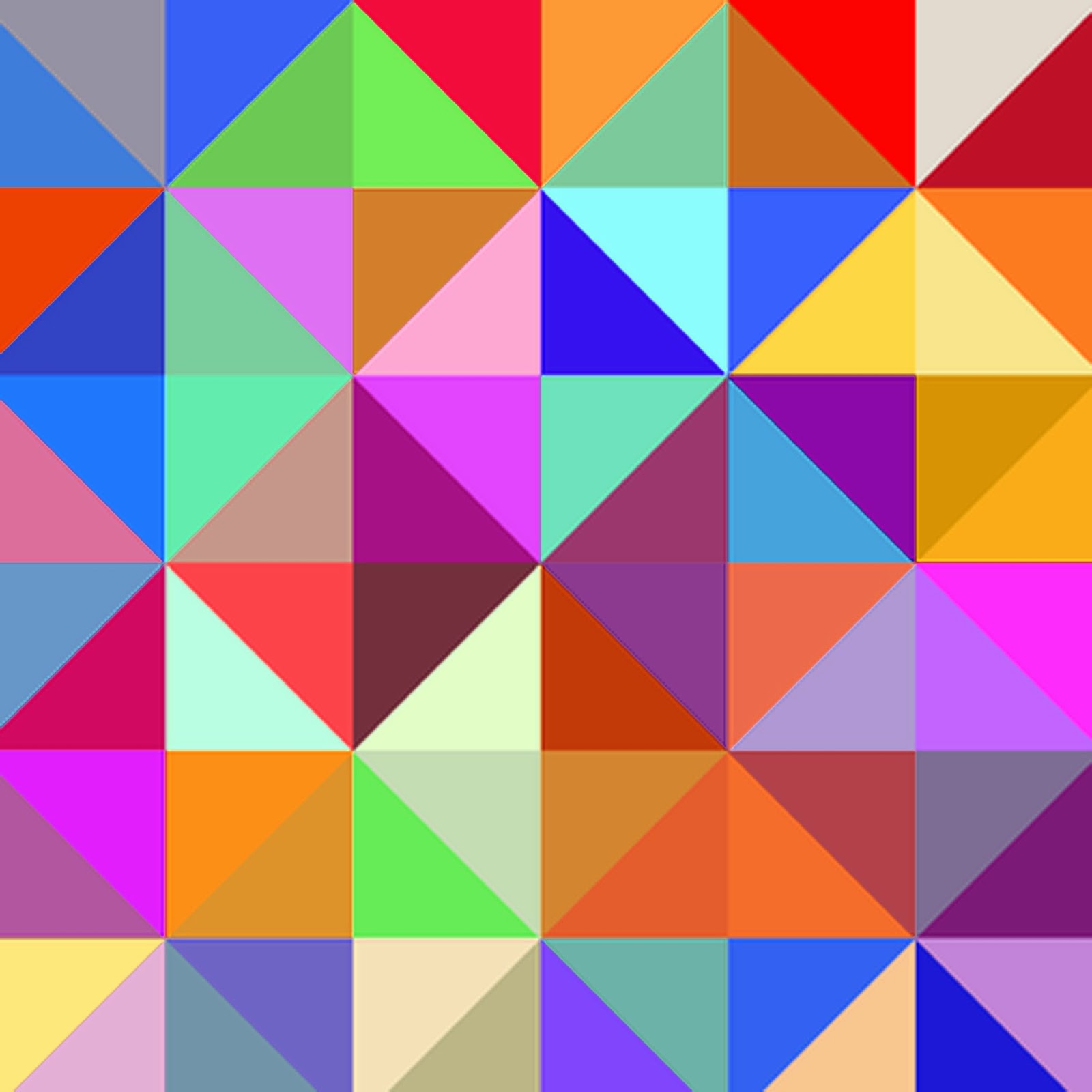 Colorful Triangles Geometric Freebies!